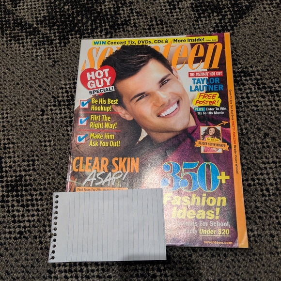 Seventeen | Other | Seventeen Magazine Oct 21 Issue With Taylor Lautner ...